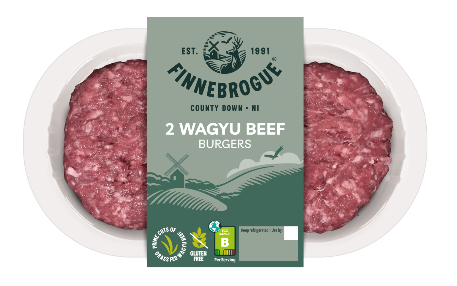 Finnebrogue Wagyu Beef Burger - Finnebrogue